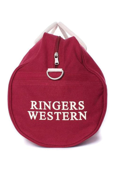 Ringers Western Gundagai Duffle Bag - Burgundy Natural – Golders Australia